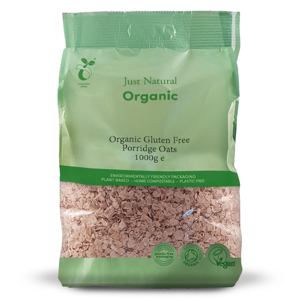 Org Porridge Gluten Free 1000g paper bag – Love Organic